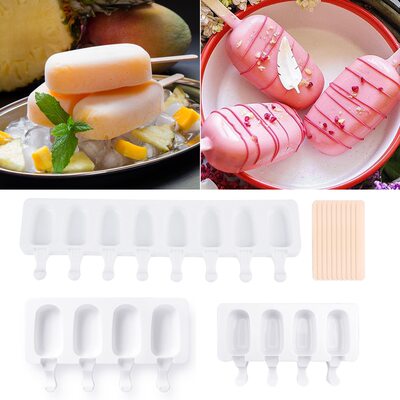 Baking Mini Ice Cream Molds,Silicone Popsicle Molds Cake,Cak