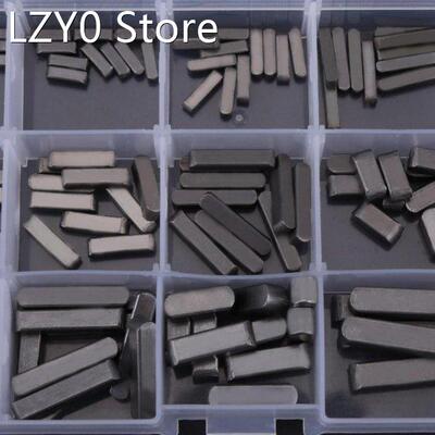 140Pcs Round Ended Feather Key Parallel Drive Shaft Keys Set