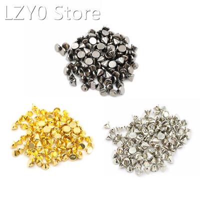 100 Pcs/lot DIY Bead Crafts Riveting Garment Studs Nail Punk