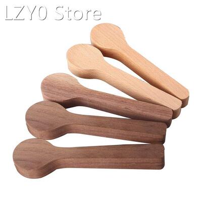 5 Pcs Wood Carving Spoon Blank Beech and Walnut Wood Unfinis