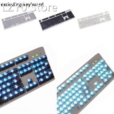 104 Keys/Set Of Universal Stylish Transparent Mechanical Key