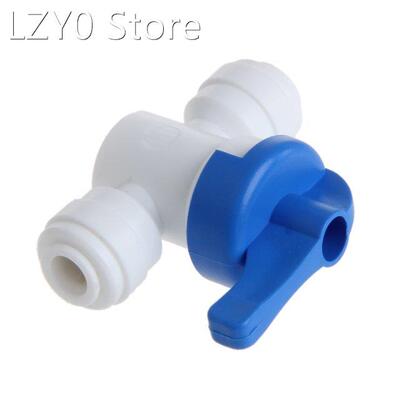 1Pc Ball Valve 6mm 1/4 Tube OD Port Plastic Water System Lo