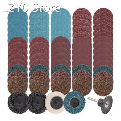 70Pcs Sanding Discs Set 2in Quick Change Surface Conditionin