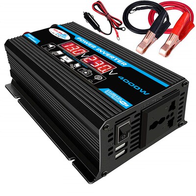 LCD Display Car Power Inverter Converter Charger Adapter 400