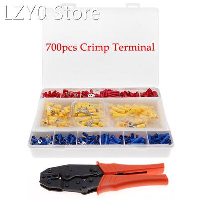 700/300pcs Insulated Spade Crimp Terminal Electrical Wire Co