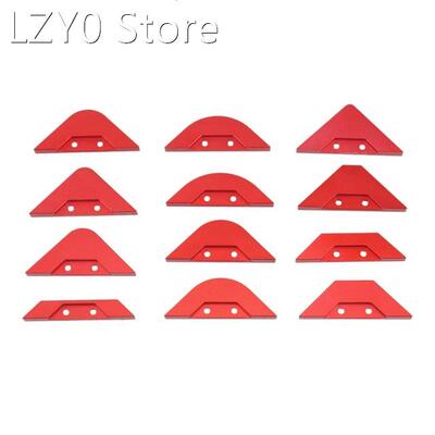 12Pcs Woodworking Radius Jig Router Template R5-R40/T10-T40