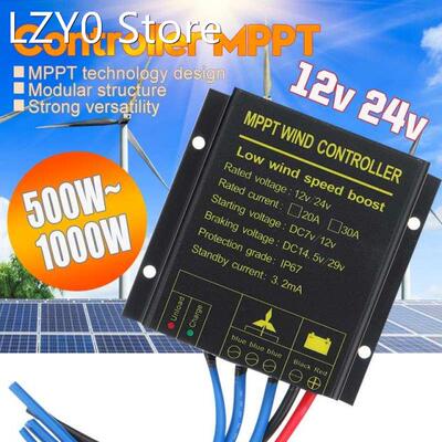 Efficient 500-1000W DC 12V/24V Wind Turbines Generator Charg