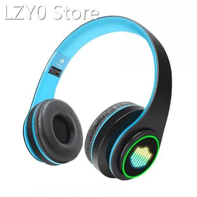 Headphone Gym Gaming Foldable Noise Canceling Sports LED Lig