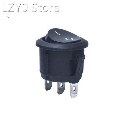KCD1-105 23MM SPST 3Pin 250V 6A Round Boat Switch Snap-in ON
