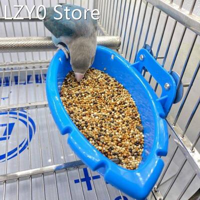 New Plastic Bird Bathing Tub Box Bowl Basin Parrot Cage Hang
