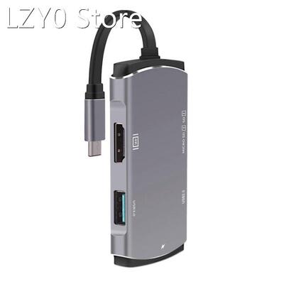 5-In-1 Type-C Docking Station USB Splitter For High-Definiti