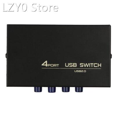 4 Ports USB 2.0 Sharing Switch Switcher Adapter Box For PC S