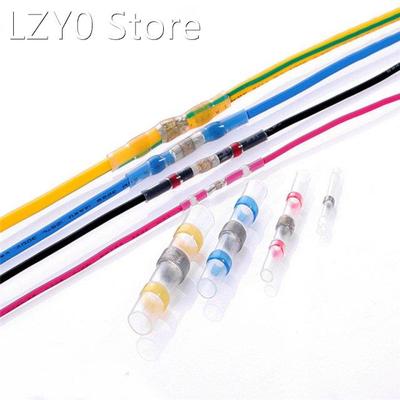 50PCS Waterproof Soldering Sleeve Seal Butt Wire Connectors
