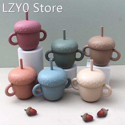 Silicon Sippy Cup Trainer Straw Cups for Baby Toddler and Ch