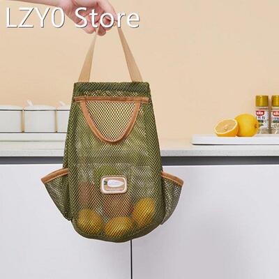 Kitchen Vegetable Fruit Mesh Storage Bags Onion Potato Stora