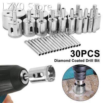 30pcs/set Diamond Coated Drill Bit Marble Drilling Bit Tile