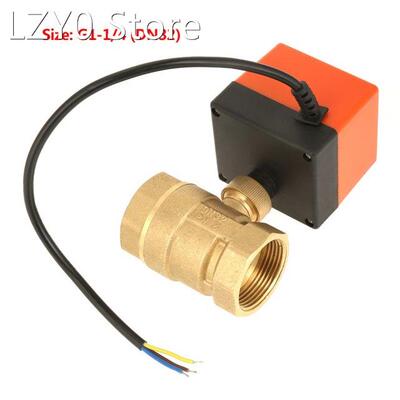 1pc Motorized Valve AC 220V Electrical Valve G1-1/4 DN32 2-W