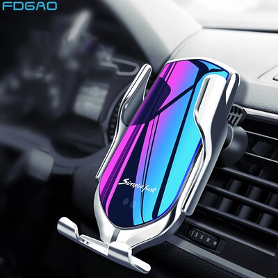 FDGAO 10W Car Wireless Charger Automatic Clamping Fast Char