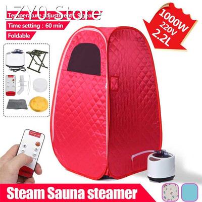 2.2L 1000W Adjustable Folding Sauna Room Sauna Tent Sauna Ca