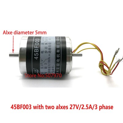 EDM Stepper Motor 45BF003 27V 3Phase 2.5A Tapper Motor for C