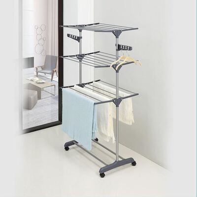 clothes drying rack folding laundry garment dryer hanger