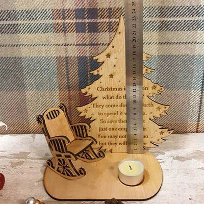 Christmas Remembrance Candle Ornament Merry Christmas in Hea