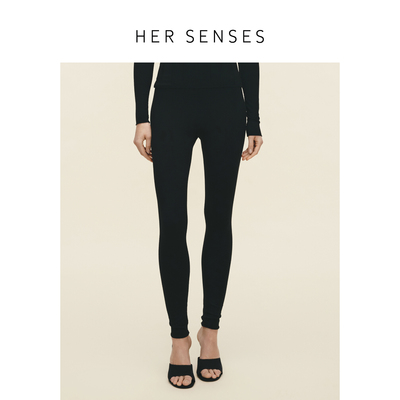 HER SENSES/何识时装系列简约时尚紧身打底裤WLG37