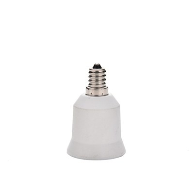 1pcs E12 To E26/E27 White Lampholder Bulbs Converter Candela