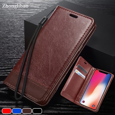 Lanyard Flip Leather Case for Iphone 11 pro XS MAX XR 7 8 6