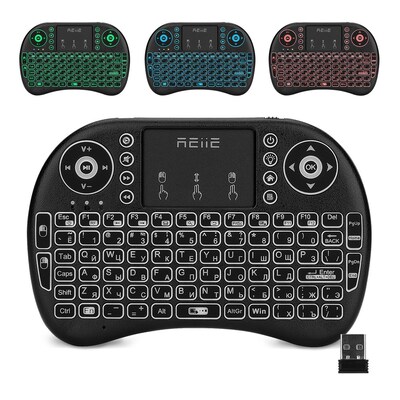 Reiie i8L 2.4G Russian Wireless Mini Keyboard with Touchpad