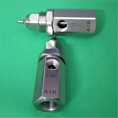 Air atomizing nozzle,ultrasonic dry fog dust control nozzle,