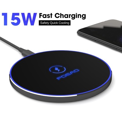 FDGAO 15W Wireless Charger for iPhone 11 X XS Max XR 8 Plus