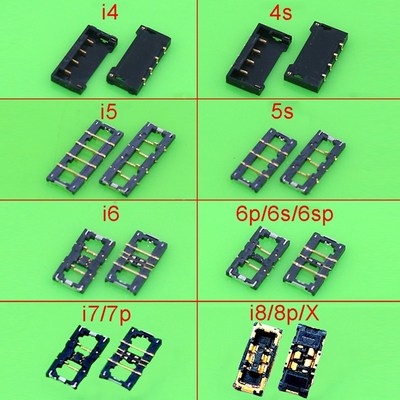 Genuine Battery Connector Socket For iphone 4 4s 5 5s 6 7 8