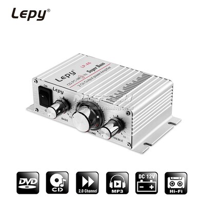 Lepy LP-A6 MINI Power Amplifier Digital Player 2CH HiFi Ster