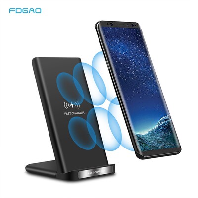 FDGAO Qi 15W Fast Wireless Charger Station for Samsung S9 S