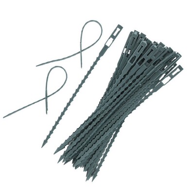 50pcs/lot Gardening Helper Multi use Reusable Ties for Clim