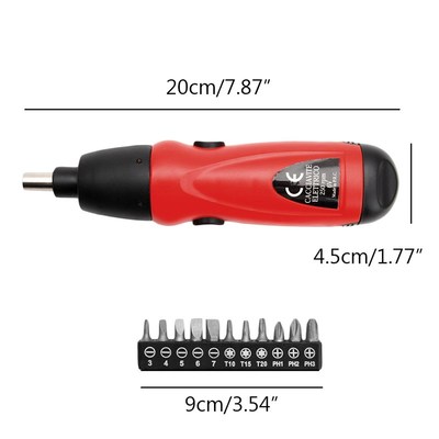 New 6V Electric Screwdriver Battery Operated Cordless Screwd