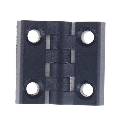 1 x Plastic Hinge 7mm Black Reinforced Plastic Bearing Butt
