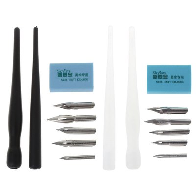 Manga Dip Pen Holder Set Comic Drawing Painting Tools Kit C