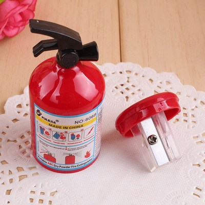1Piece Creative Fire Extinguisher Sharpener Student School S