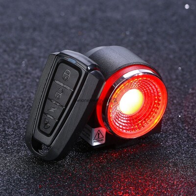 A8 Bicycle Rear Lamp king Light Burglary Alarm Remote Call W