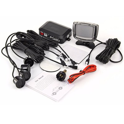 Car Auto Parktronic LCD Display Parking Sensor with 4 Senso