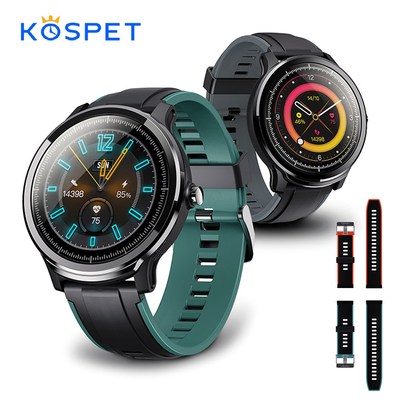 KOSPET Probe IP68 Waterproof Smart Watch Men Full Touch Roun