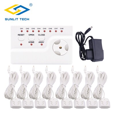 Water Leak Detector Leakage Alert System with 8pcs Long Sens