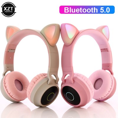 LED  Ear Headphones Bluetooth 5.0 Noise Cancelling  Adult