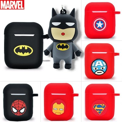 Marvel Iron Man Spiderman Captain Silicone Cases for Airpod