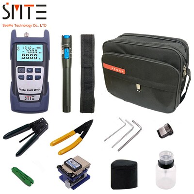 FTTH Fiber Optic Tool Kit 12pcs/set FC-6S Fiber Cleaver -70~