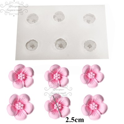 Yueyue Sugarcraft Orchid Flower Grape  silicone mold fondant