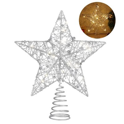 25 x 30cm Christmas Decoration Star Christmas Tree Topper St