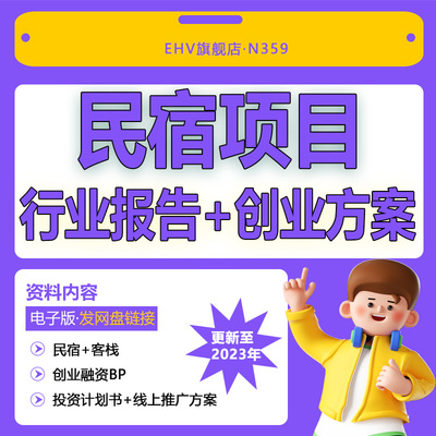 2024民宿项目商业计划书